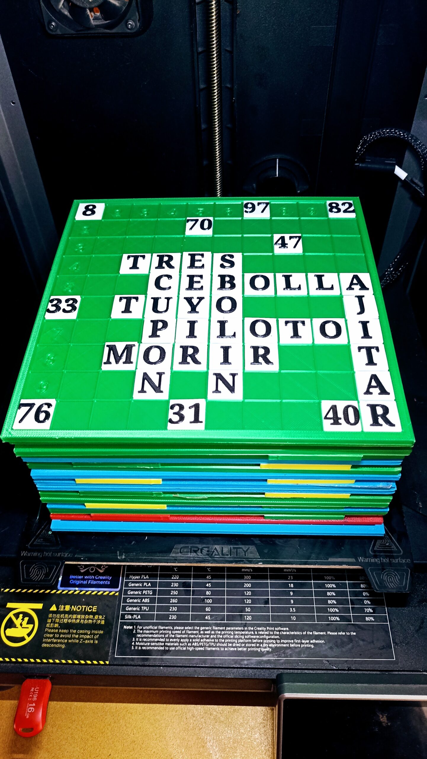 Tablero Scrabble Didáctico - Ecoreality